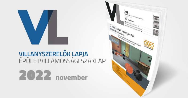 Villanyszerelők Lapja 2022. november